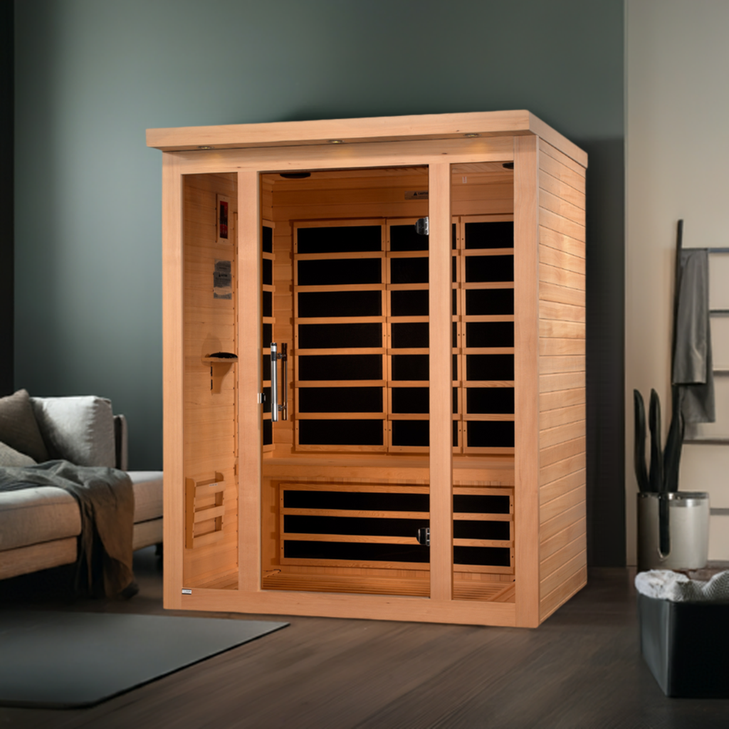 Dynamic Saunas Vila 3-Person Ultra Low EMF Infrared Sauna DYN-6315-02 ...